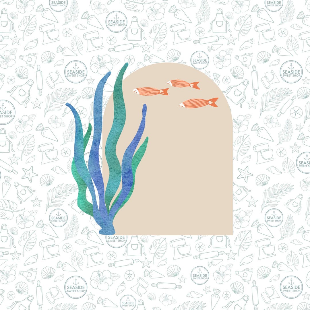 Seaweed Arch Cookie Cutter - STL Download - Ocean Baby Collection - Etsy