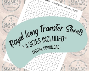 Music Notes - Royal Icing Transfer Sheets (4 Sizes) *digital Download ...