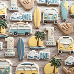 The "big One" Surf Themed Cookie Cutter Collection - Etsy