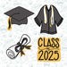 Graduation Class of 2025 - Cookie Cutter STL Download - Etsy