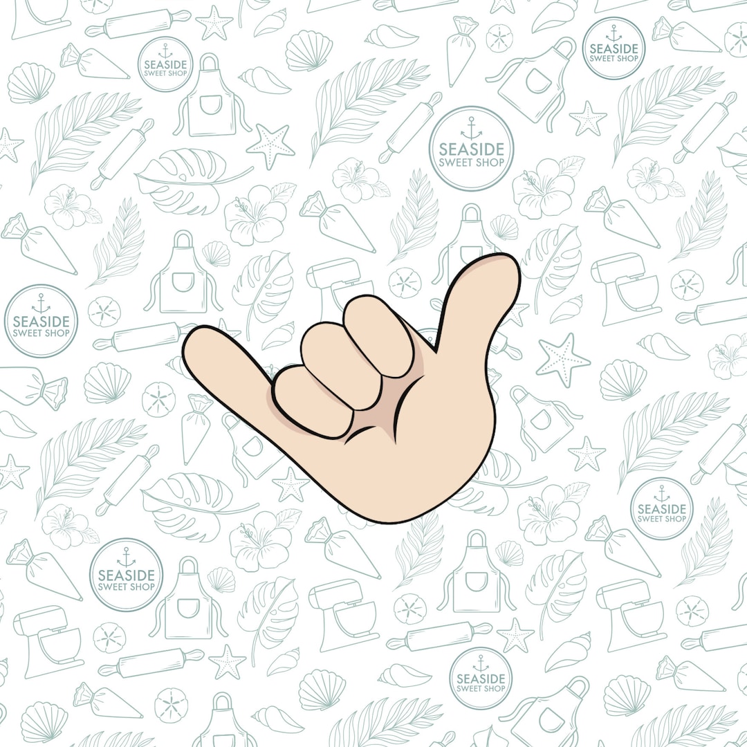 Hang Ten Hand Cookie Cutter - STL Download - Etsy