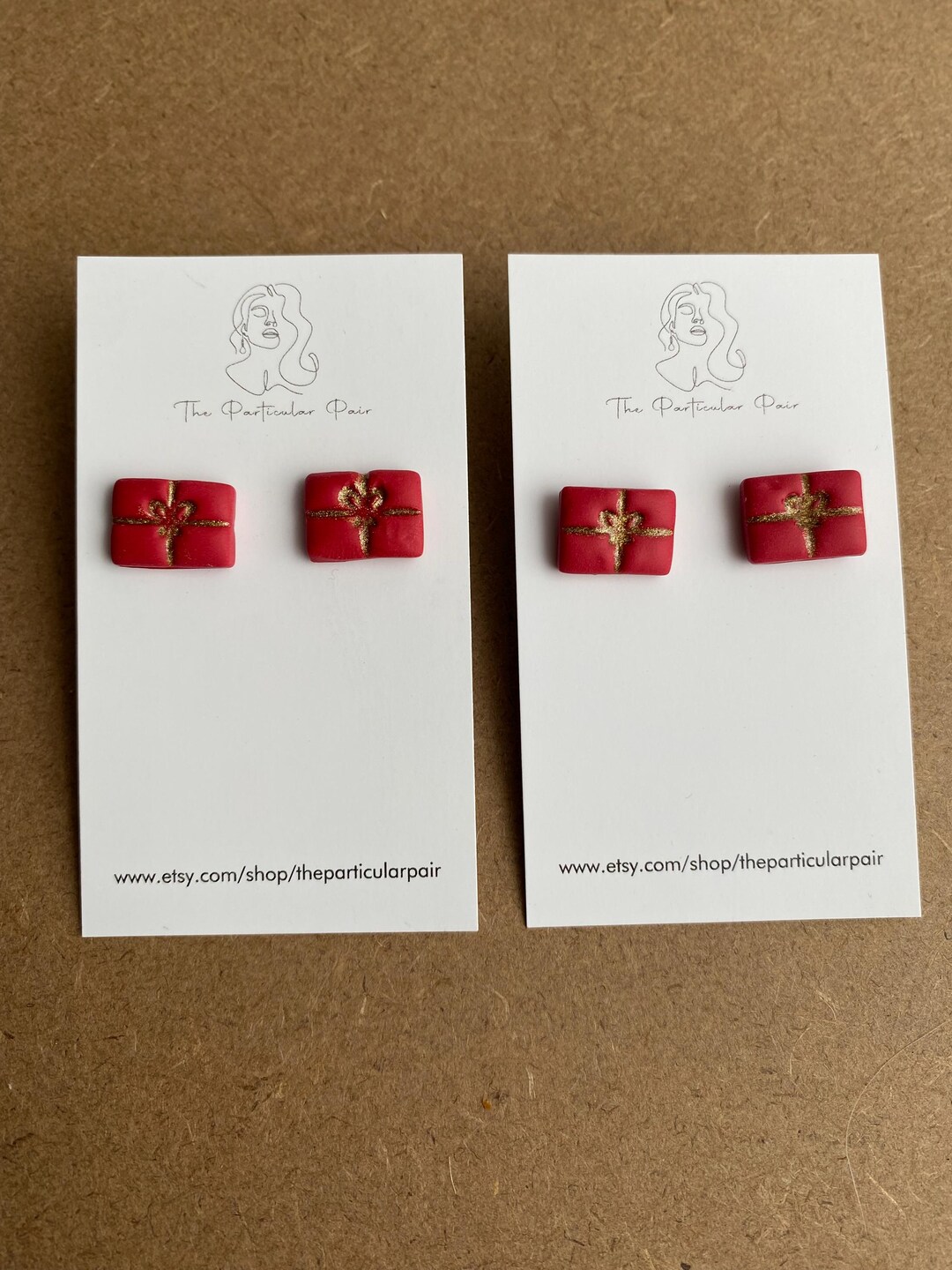 Christmas Present Stud Earrings - Etsy Australia