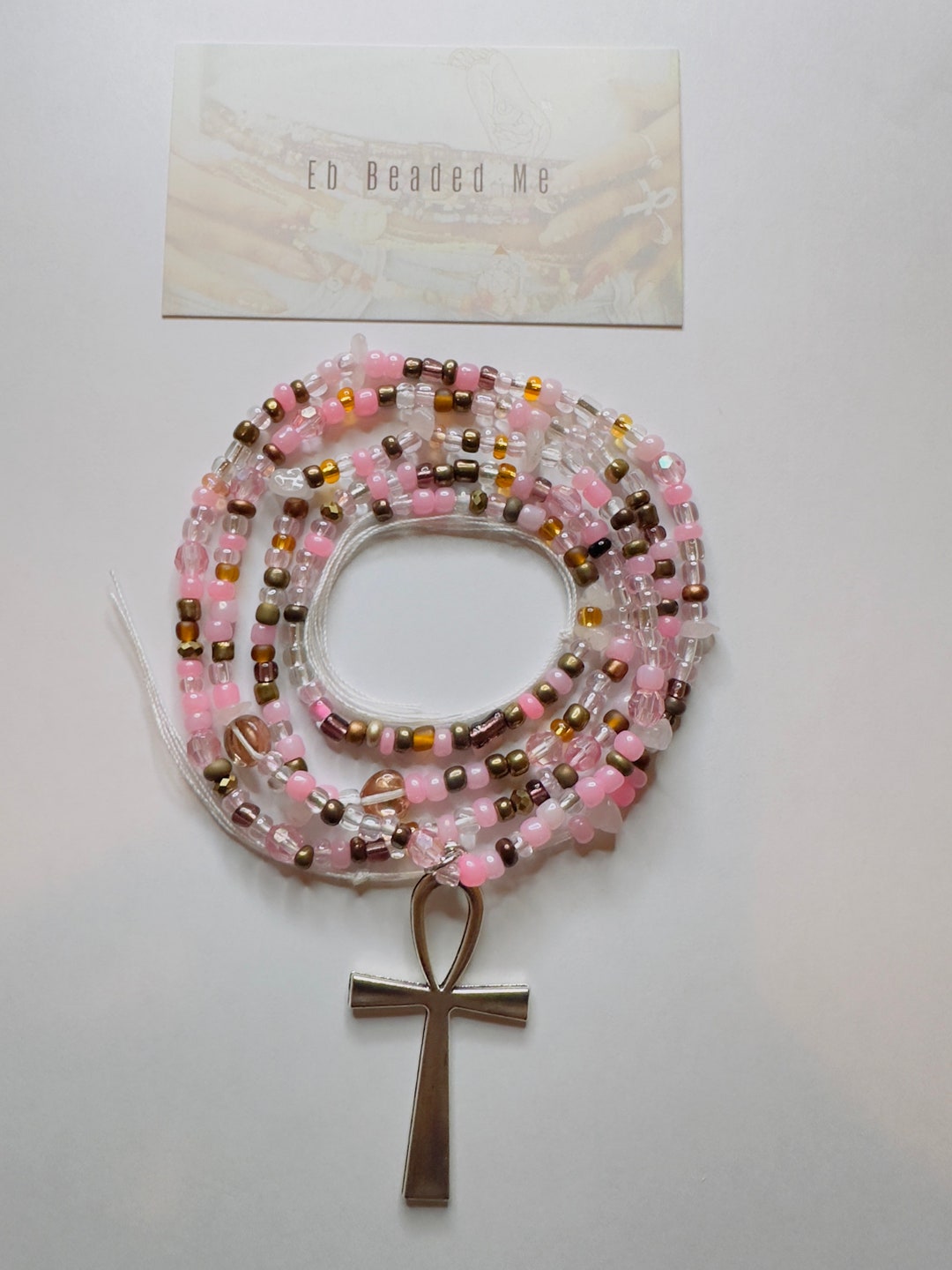 Ankh Fertility Waist Bead - Etsy