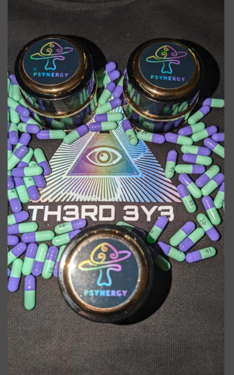 PSYNERGY QUATTUOR | Functional Mushroom Powder Blend 45 Capsules - Etsy