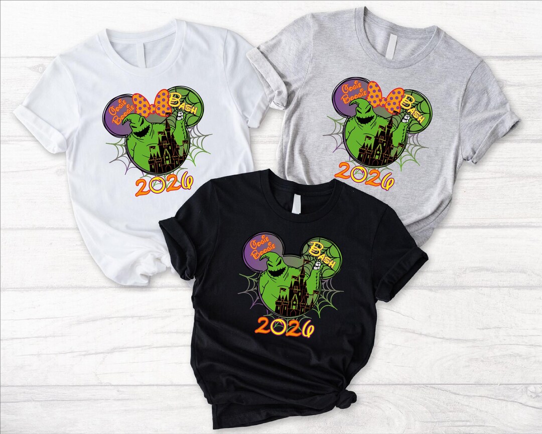 Oogie Boogie Bash 2026 Shirt,disney Halloween Party Tshirt,halloween ...