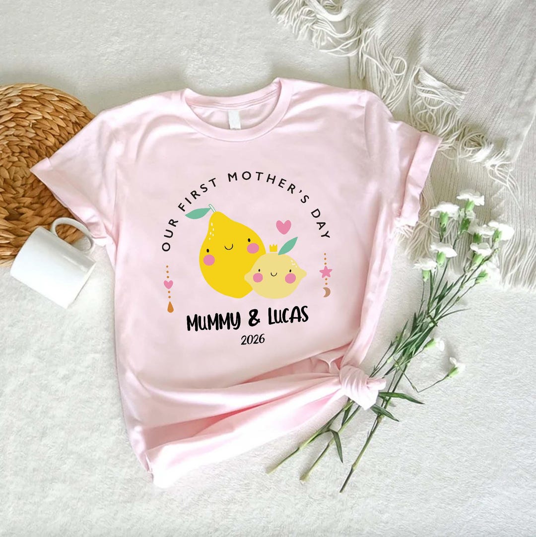 Matching Mom and Baby Lemon Tee, First Mother's Day Outfit - Etsy