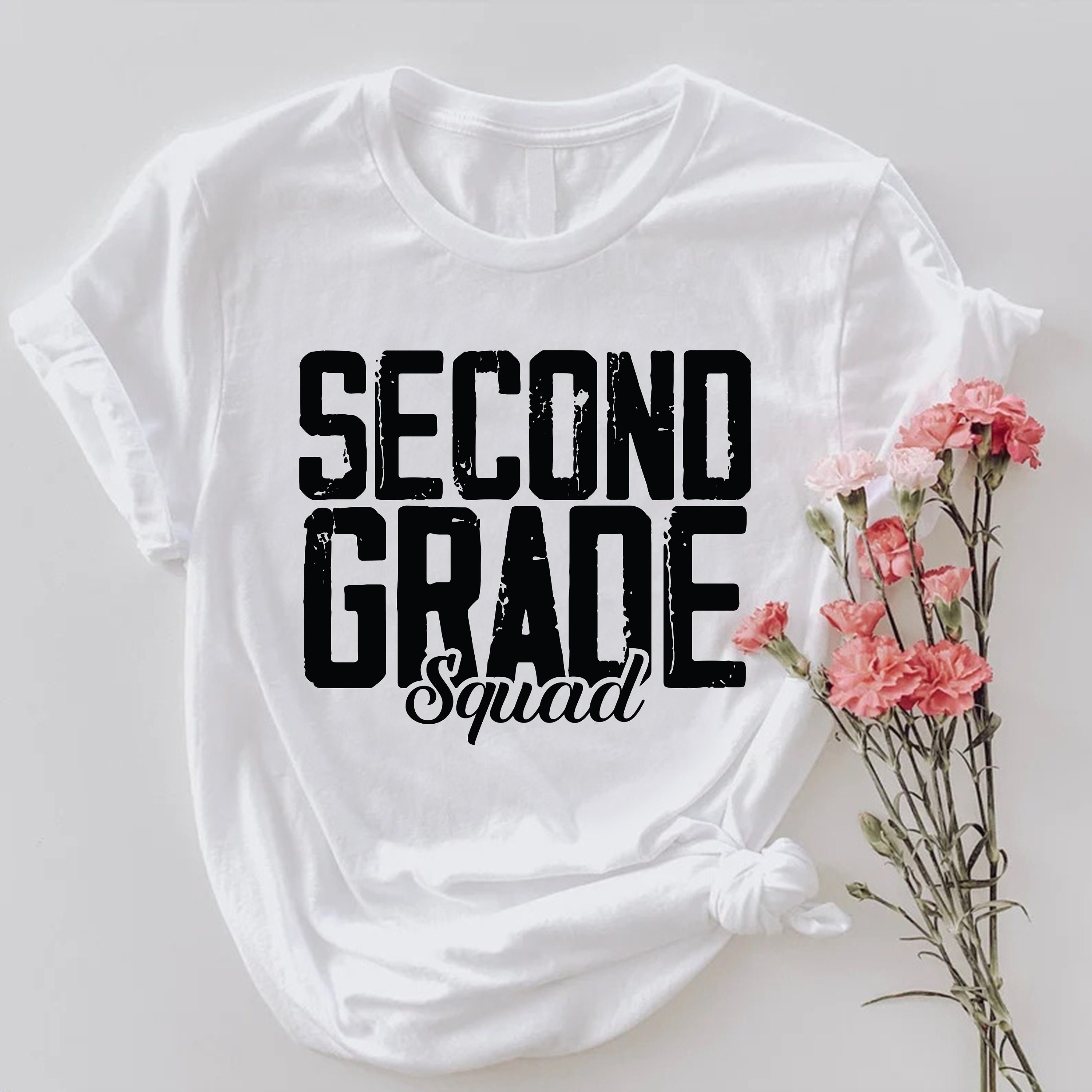 Second Grade Squad T-shirt, Teacher Team Shirt - Etsy