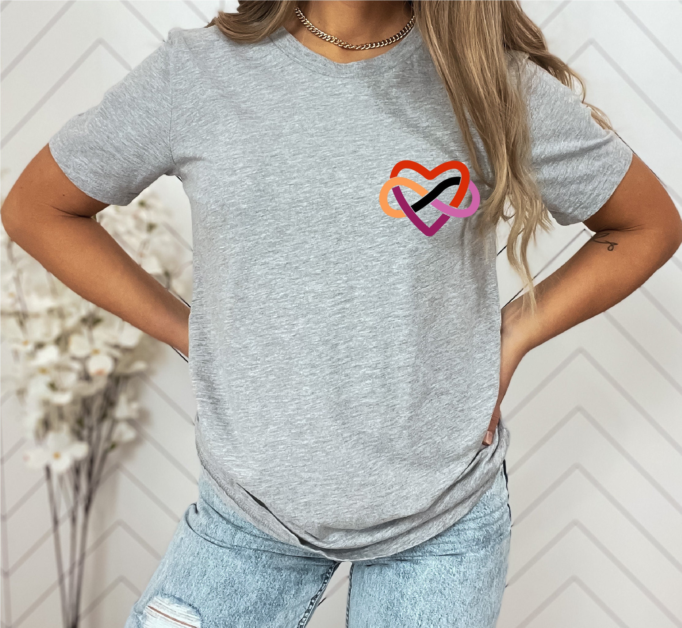 Pride Heart Infinity Shirt,bisexual Tshirt,lgbtq Ally Tee,love is Love ...