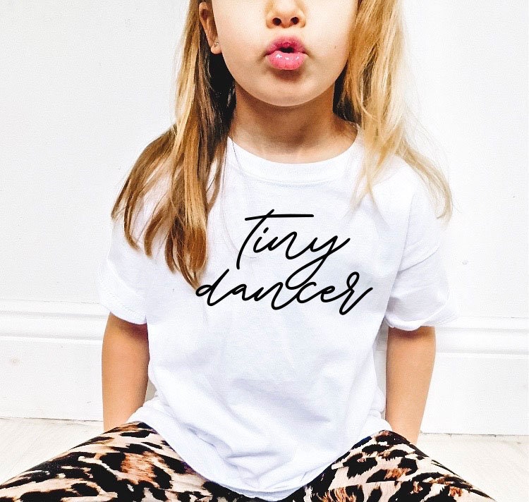 Tiny Dancer Shirt Kid Shirt Little Girl Gift Dancing Shirt | Etsy