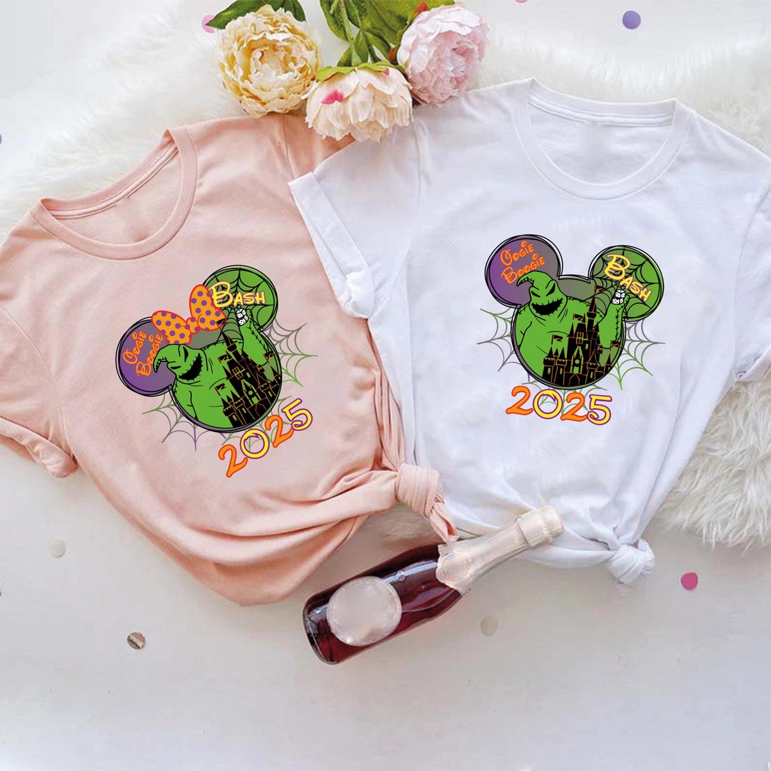 Oogie Boogie Bash 2025 Shirt,disney Halloween Party Tshirt,halloween ...