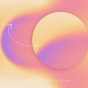 Set of 40 Grainy Gradients Pack | Warm Aura Aesthetic Color Palette ...