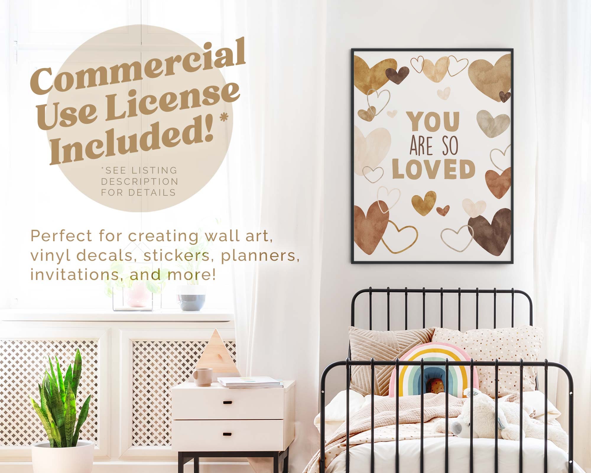 Watercolor Hearts Clipart Graphics Bundle | Set of 140 Illustrations ...