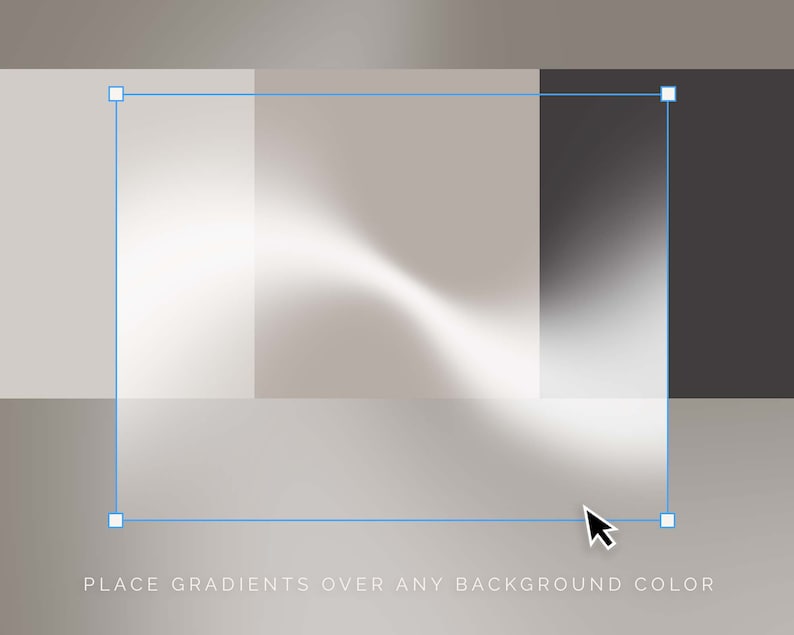 Set of 20 White Transparent Overlay Gradients Pack | Make Your Own ...