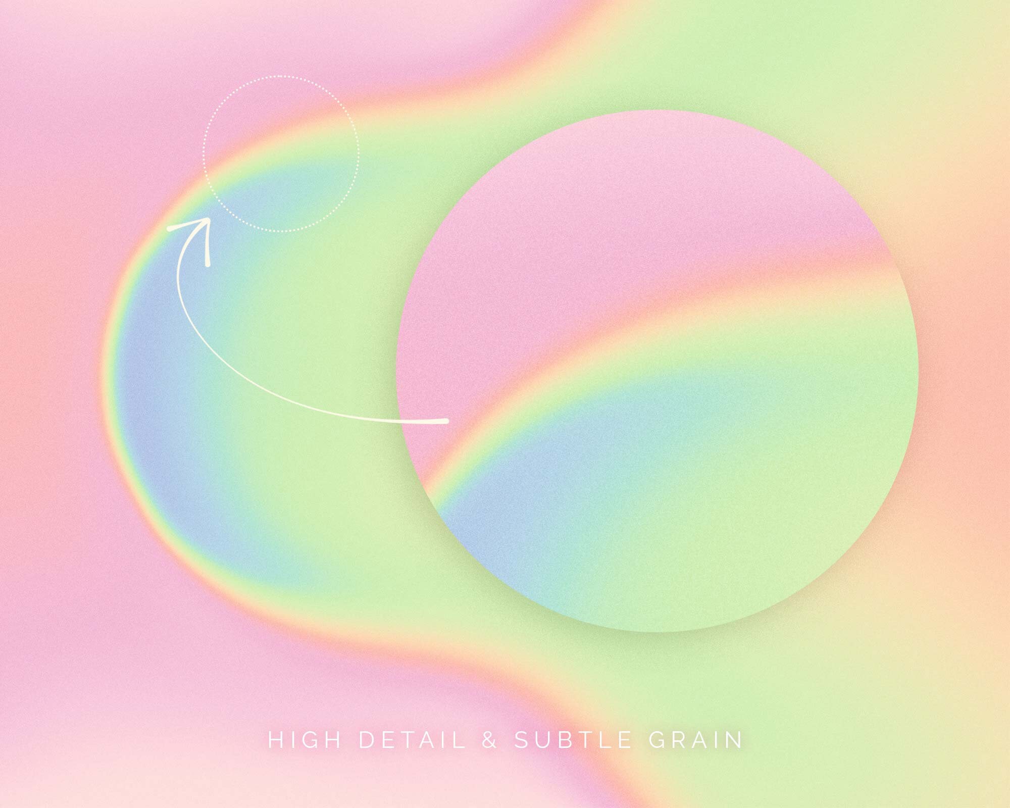 Set of 20 Grainy Gradients Pack | Psychedelic Rainbow Color Palette ...