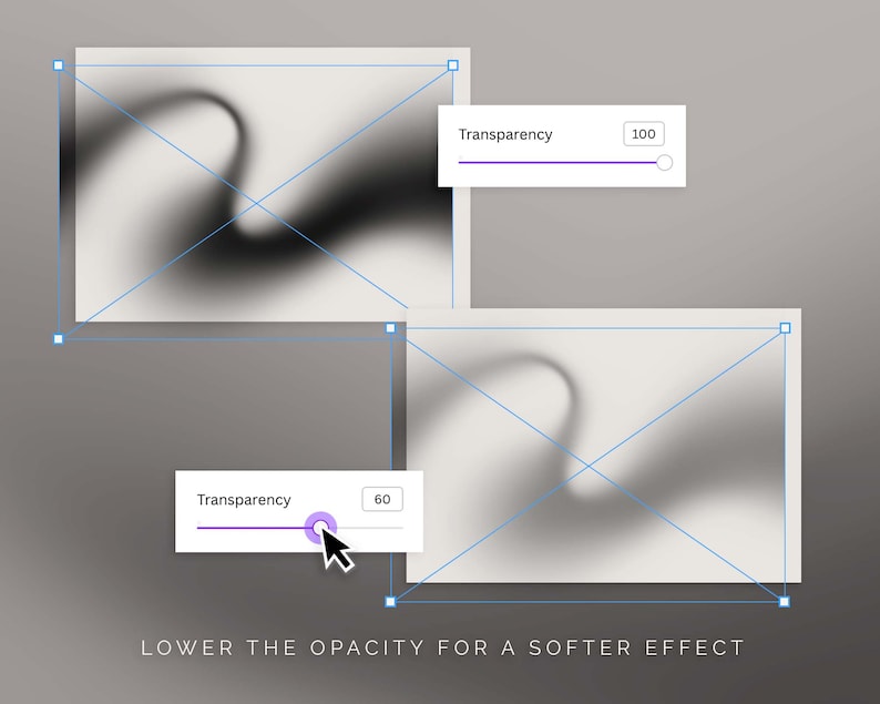 Set of 20 Black Transparent Overlay Gradients Pack Make Your - Etsy