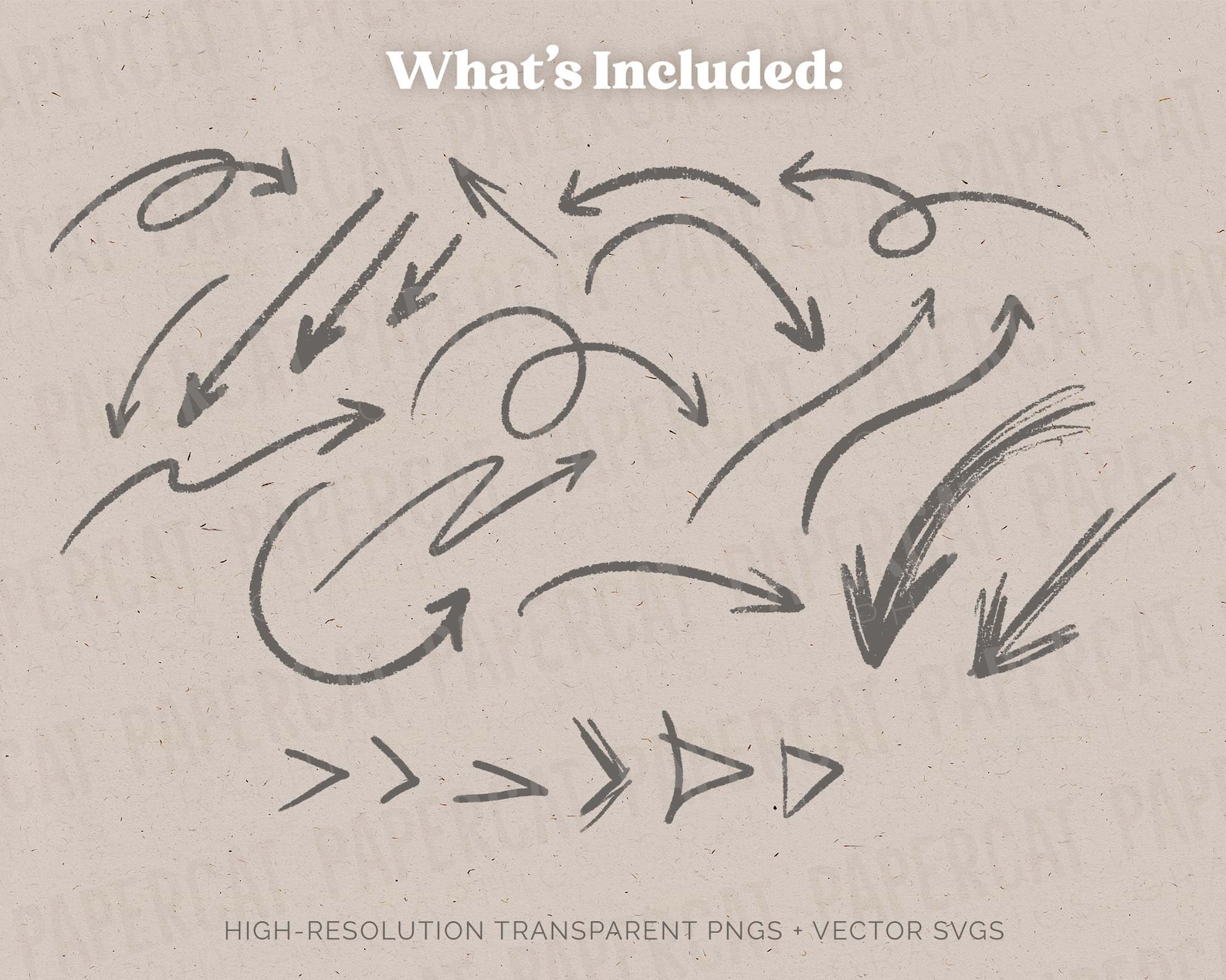 Pencil Scribbles and Doodles Graphics Bundle | Hand Drawn Set of 125 ...