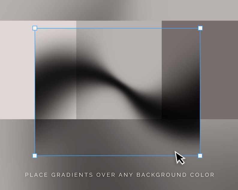 Set of 20 Black Transparent Overlay Gradients Pack | Make Your Own Gradient Background | Pngs ...