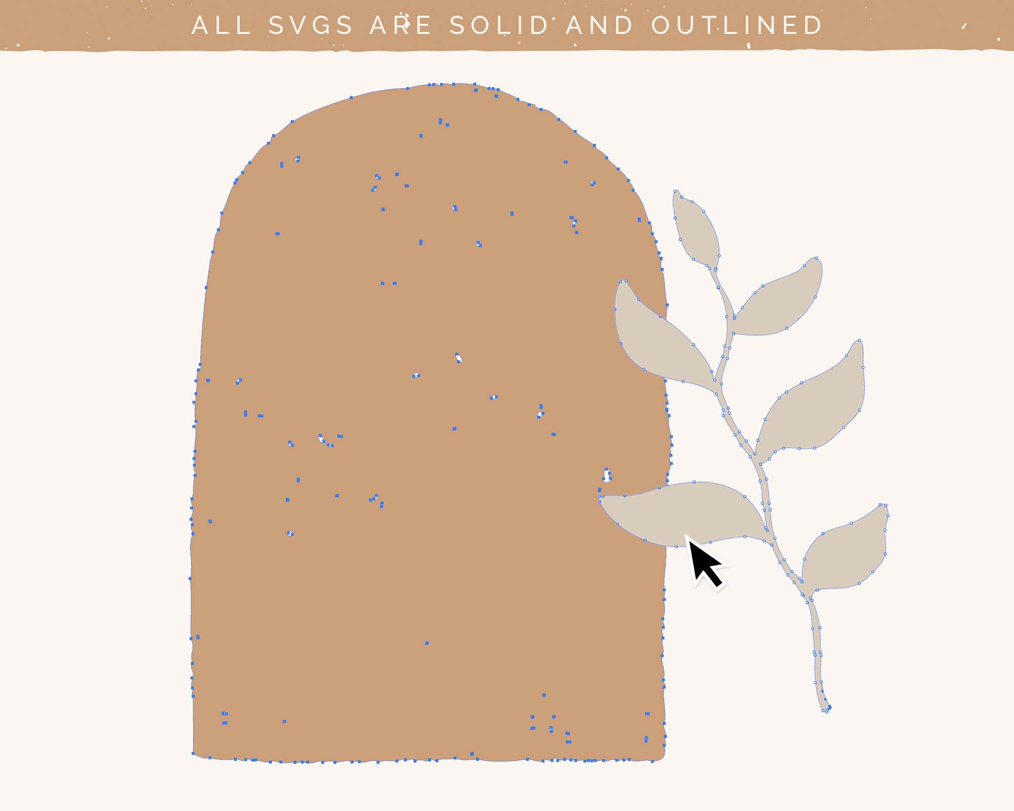 Abstract Boho Shapes Clipart Graphics Bundle Earthy Set of - Etsy