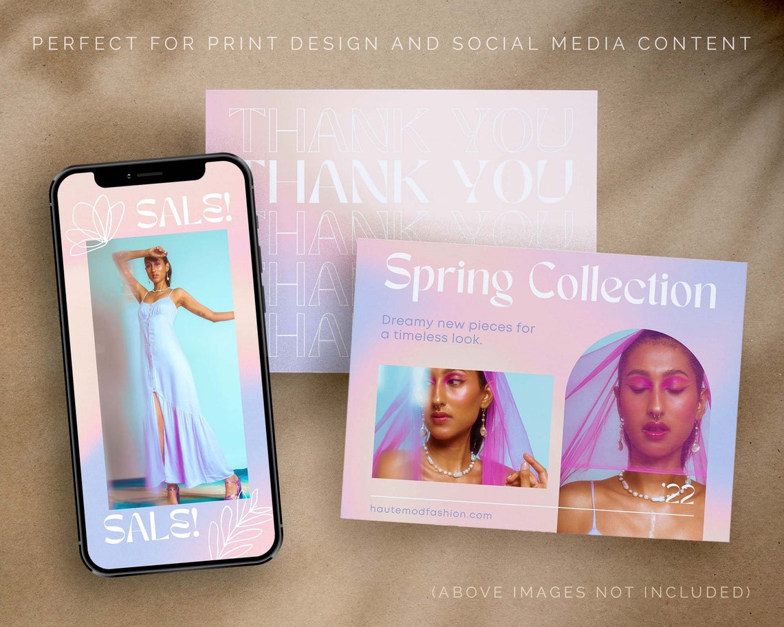 Set of 40 Grainy Gradients Pack | Cotton Candy Pastel Color Palette ...