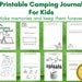 Kids Printable Camping Journal Camping Activities Nature Hunt Camping ...