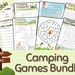 Camping Games Bundle | Camping Word Scramble | Camping Crossword ...