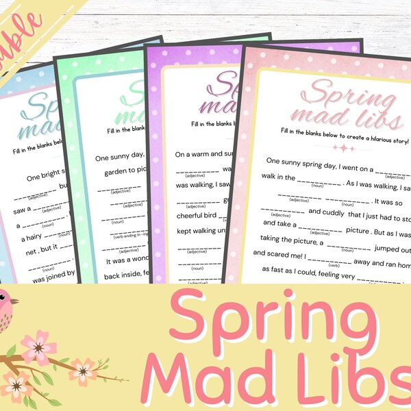 Funny Mad Libs - Etsy