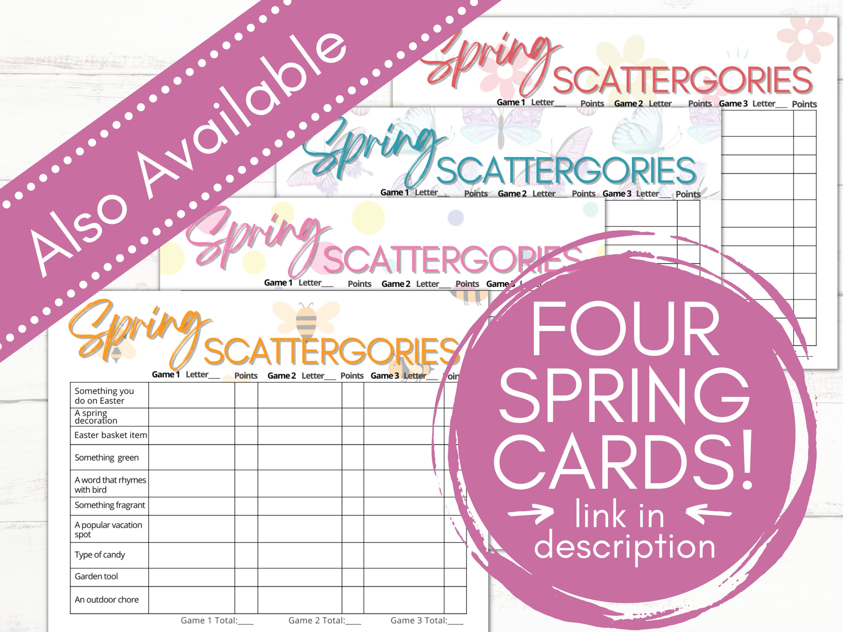 Spring Selfie Scavenger Hunt | Photo Scavenger Hunt | Spring Game ...