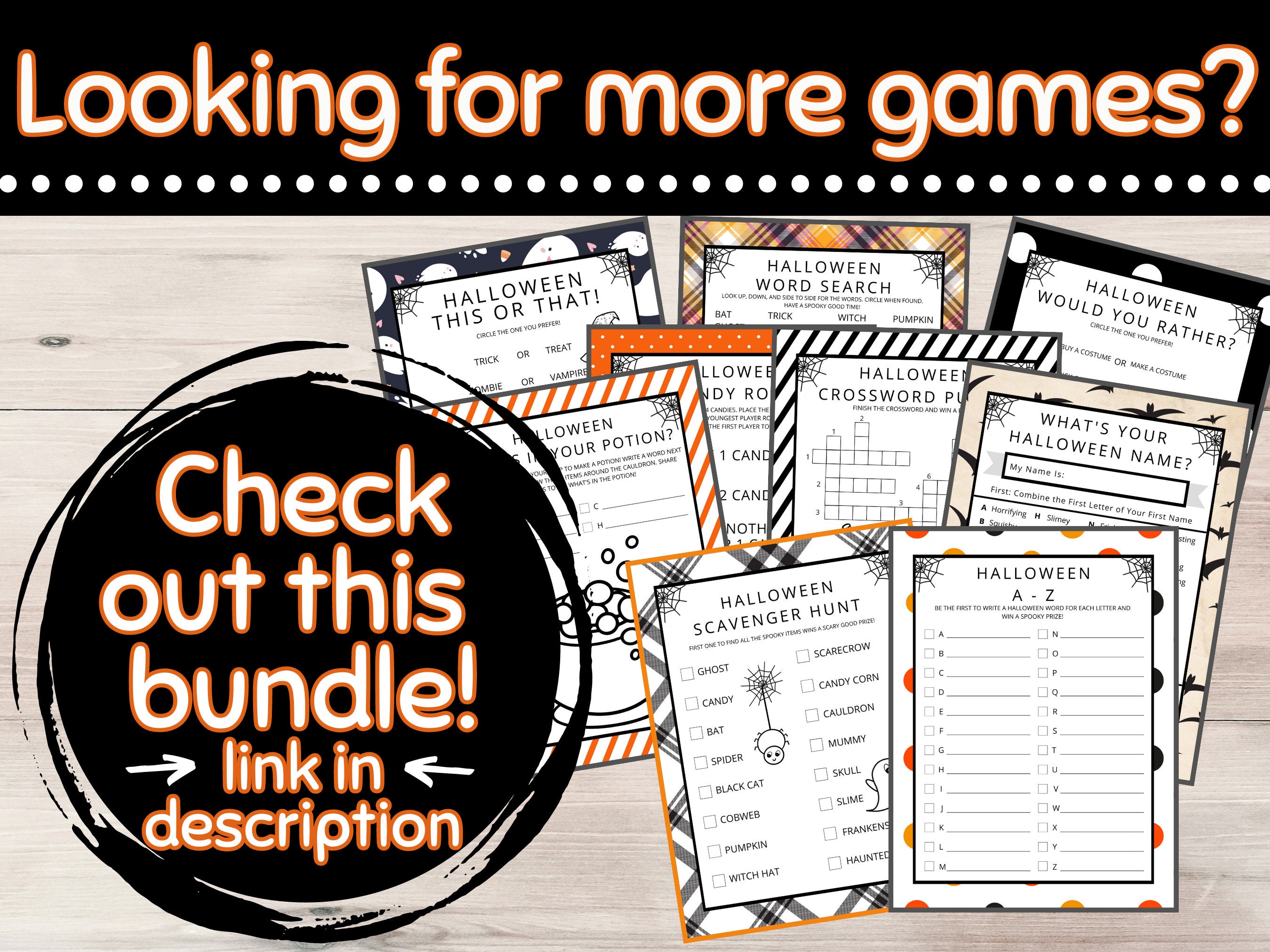 Halloween Mad Libs | Printable Mad Libs | Printable Game | Party Game ...