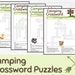 Camping Games Bundle Camping Word Scramble Camping - Etsy