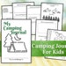 Kids Printable Camping Journal Camping Activities Nature Hunt Camping ...