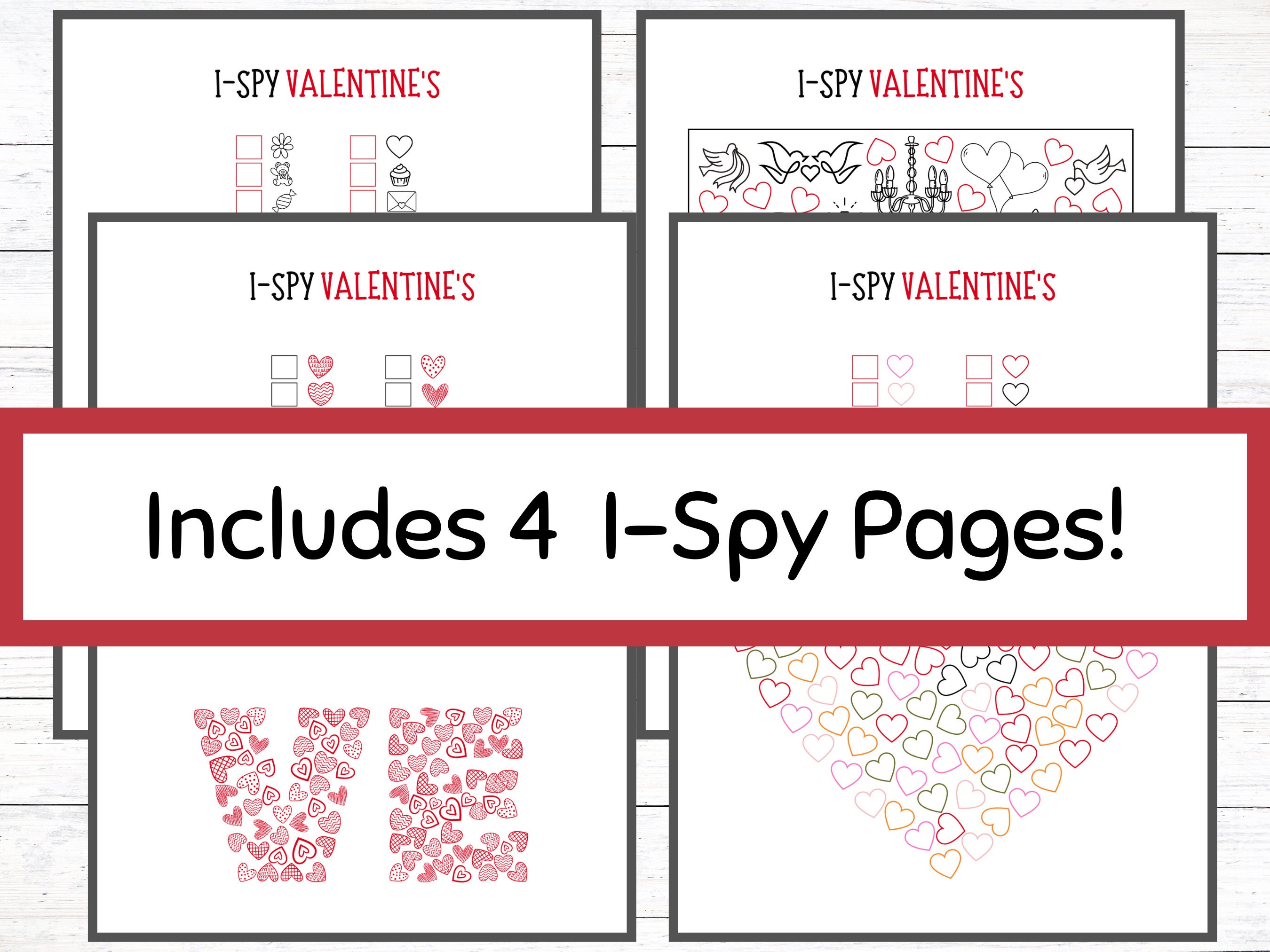 Printable Valentine's Day I-spy & Picture Games | Family Game ...
