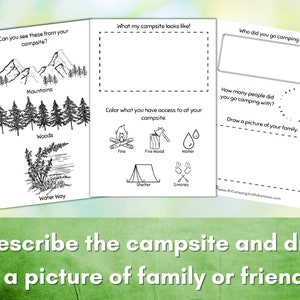 Kids Printable Camping Journal | Camping Activities | Nature Hunt ...