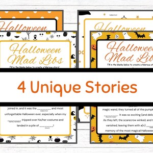Halloween Mad Libs | Printable Mad Libs | Printable Game | Party Game ...