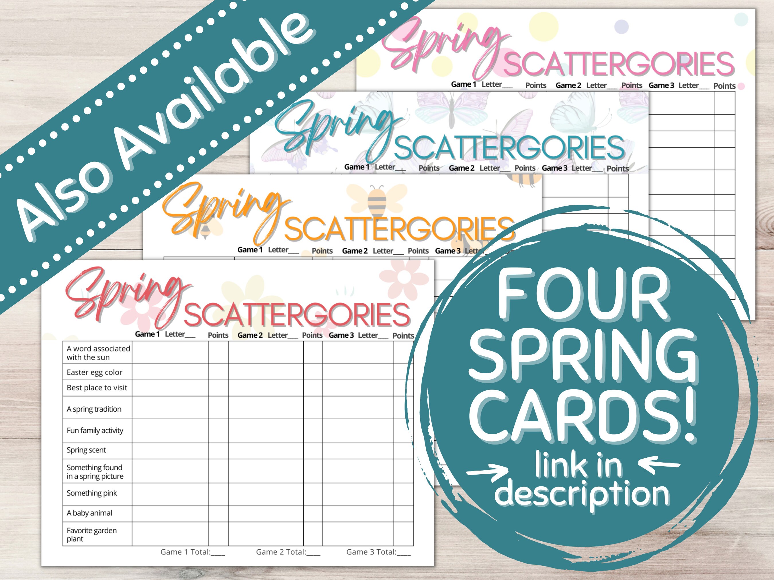 Winter Scattergories | Printable Scattergories List | Winter Game ...