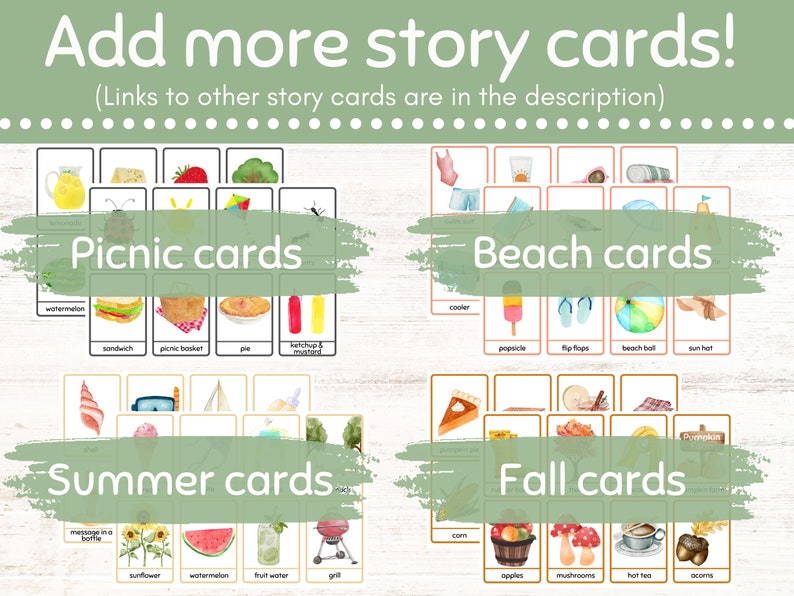 Story Building Game Story Starters Camping Game All Ages Card Game ...