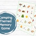 Camping Memory Game | Matching Game | Printable Game | Kid's Activities ...
