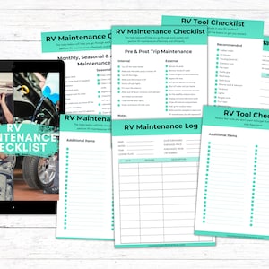 RV Maintenance Checklist | Camper Printable Inspection Checklists | RV ...