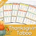Thanksgiving Taboo | Printable Taboo Cards | Thanksgiving Games ...