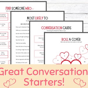 Printable Valentine's Day Games for Groups| Tic Tac Toe | Would You ...
