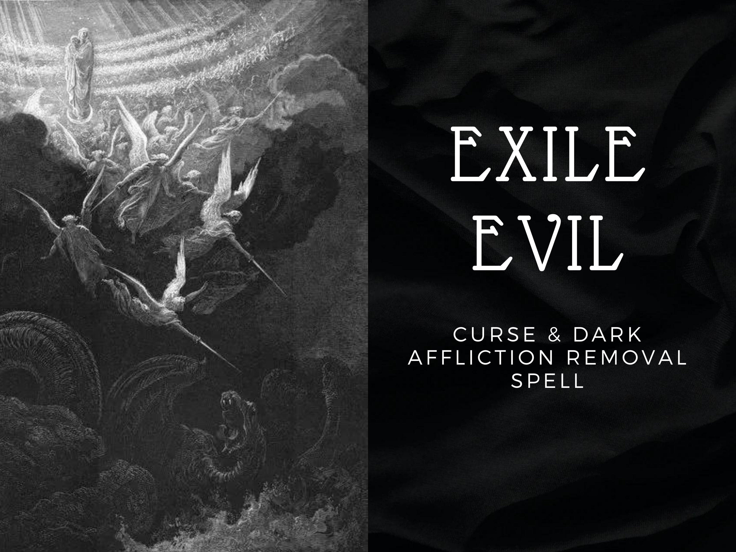 Exile Evil: Curse & Dark Afflication Removal Spell - Etsy