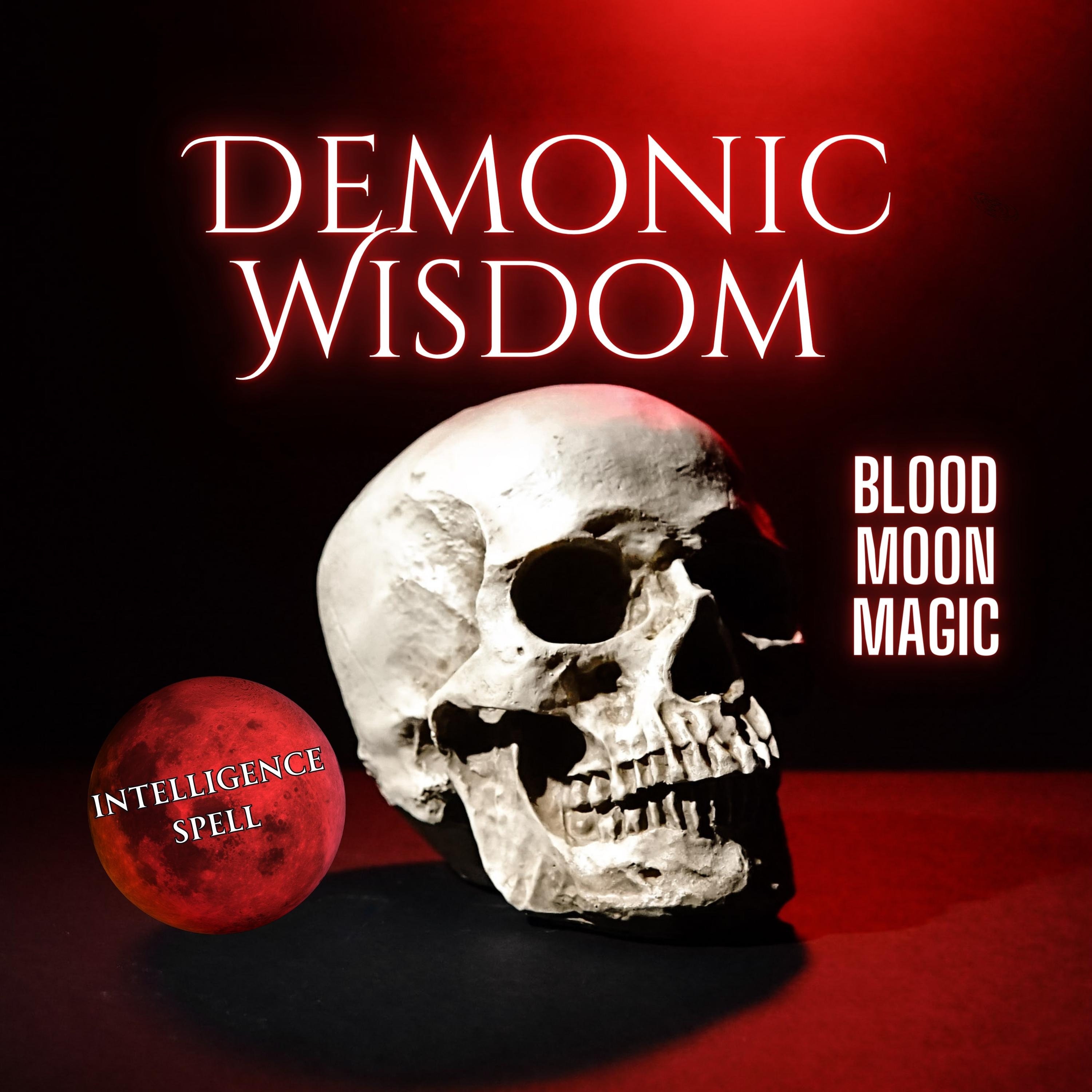Demonic Wisdom Intelligence Spell Blood Moon Magic - Etsy