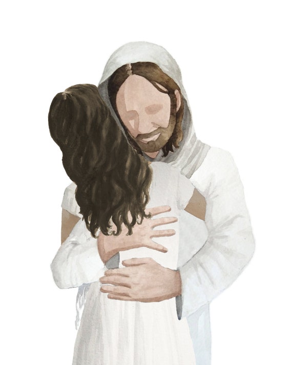 Jesus Hugging Girl