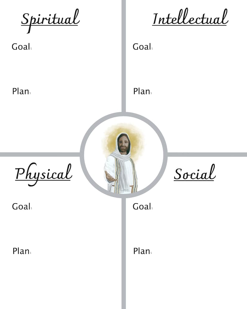 Children and Youth Goal Sheet for the Church of Jesus Christ of Latter ...