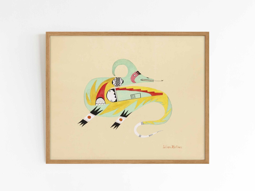 Avanyu | Native American Mythology Illustration | American Indian Folk ...