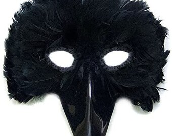 Black Bird Mask - Etsy