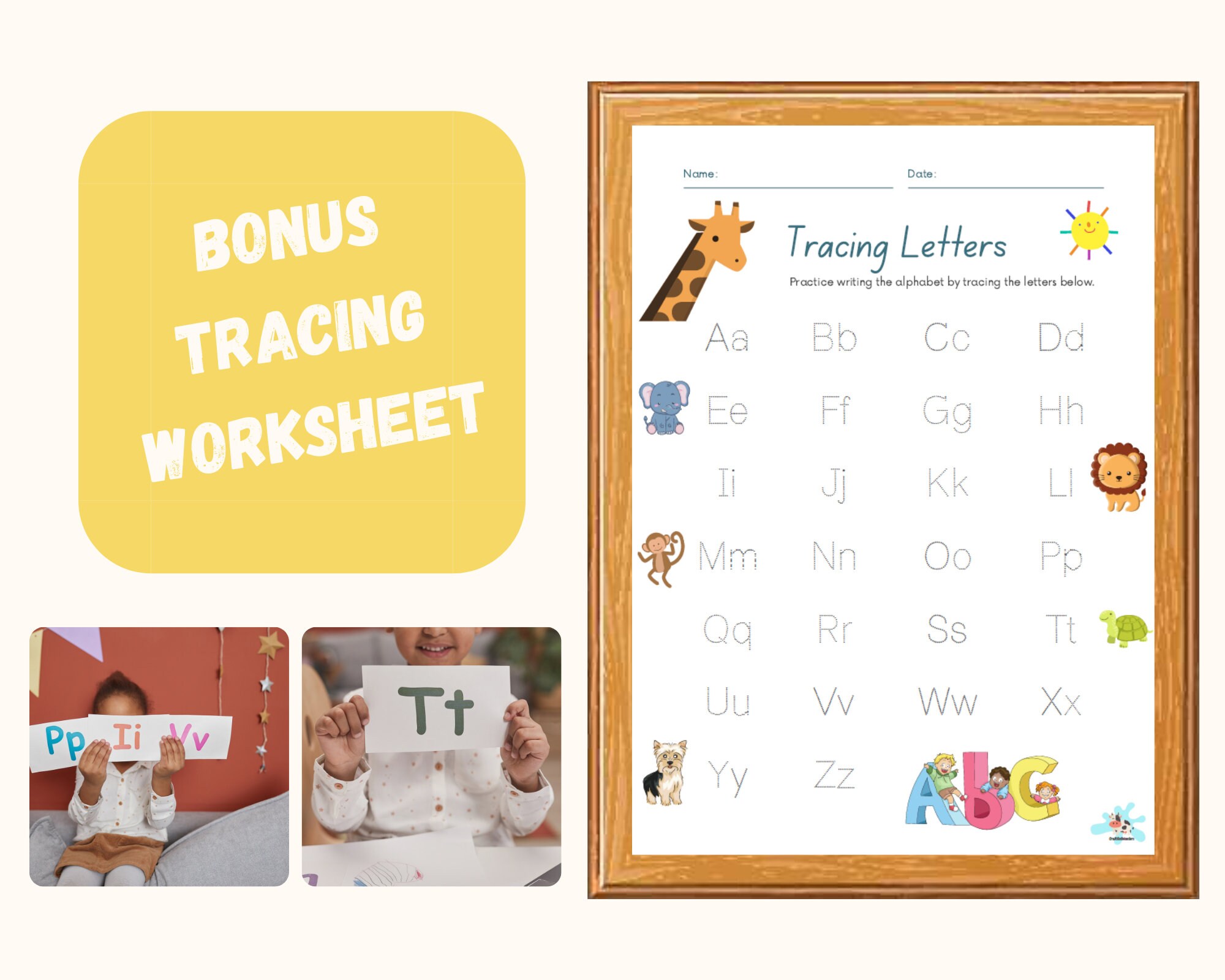 Printable Alphabet ABC Colorful Flash Cards Upper and Lower Case ...