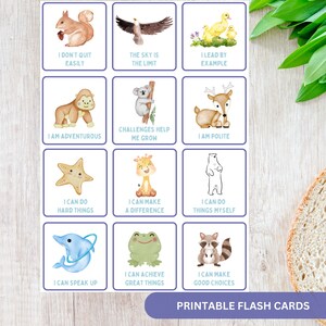 Printable Affirmation Cards for Kids Positive Affirmation Cards Digital ...