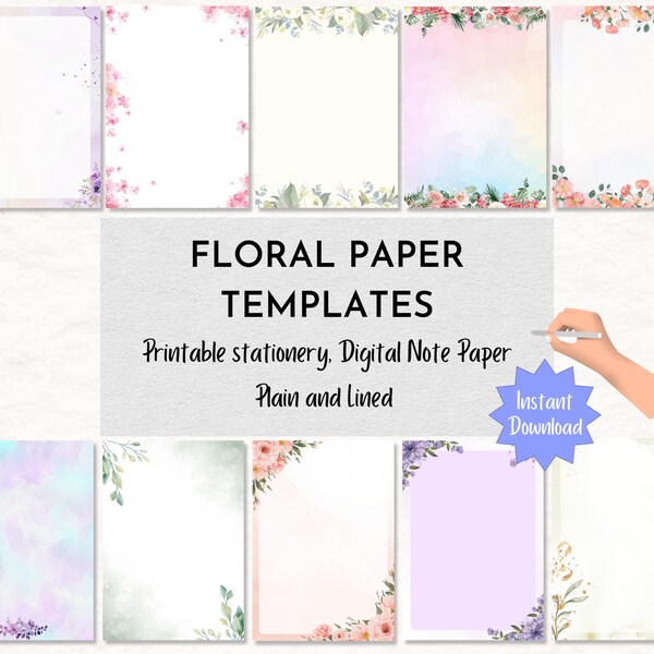 A4 Digital Paper - Etsy