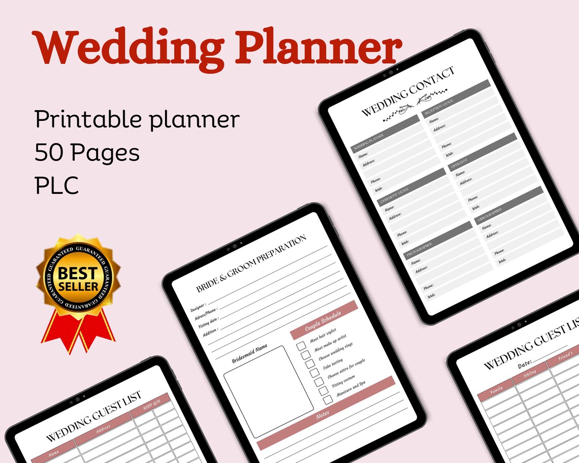 Wedding Planner Printable Printable Wedding Planner Pages Wedding Plan ...