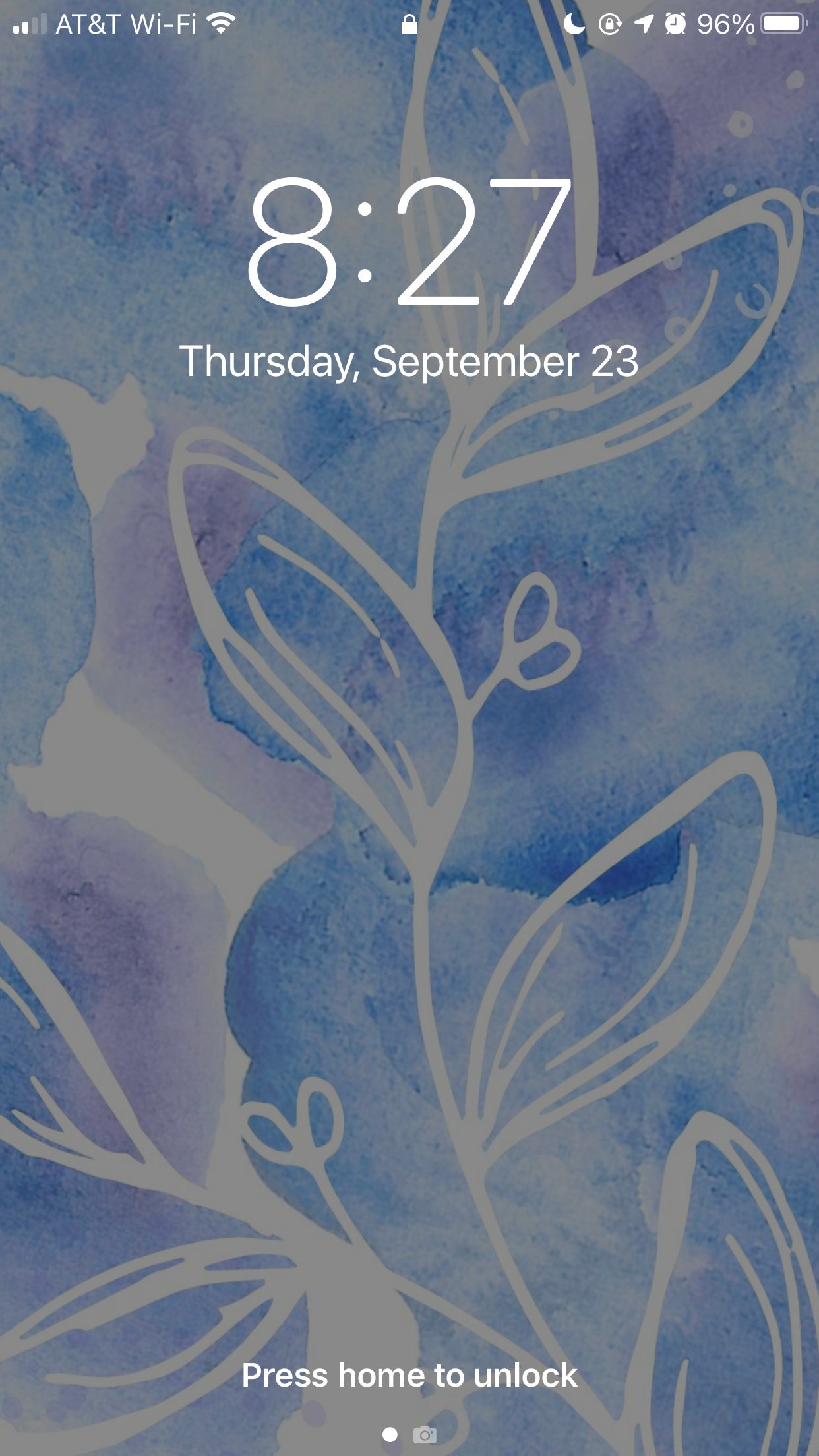 3 Botanical iPhone Wallpapers Digital Download, Watercolor Botanical ...